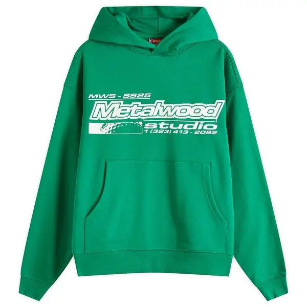 METALWOOD STUDIO La Brea Shop Hoodie - Green