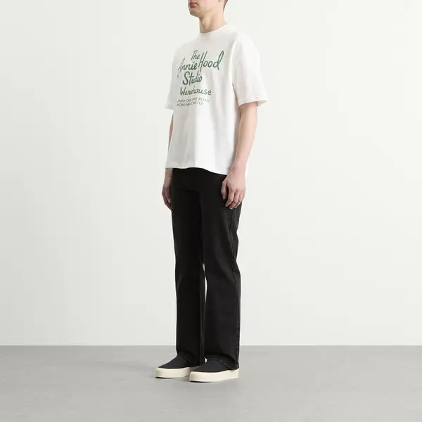 ANNIE HOOD Straight Leg Denim Jeans