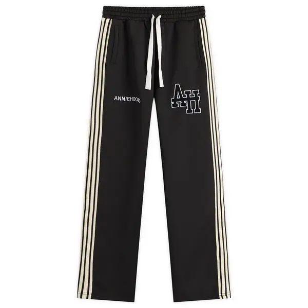 ANNIE HOOD College Track Pants - Black