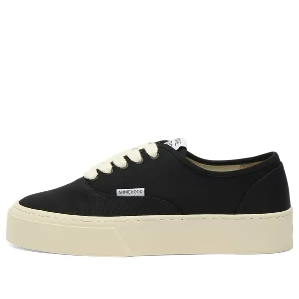 ANNIE HOOD Hood Lace Up Sneaker - Black