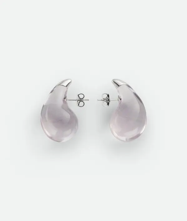 Bottega Veneta Drop Earrings - Transparent