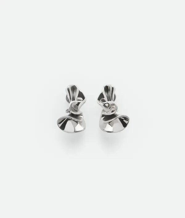 Bottega Veneta Small Anemone Earrings - Silver