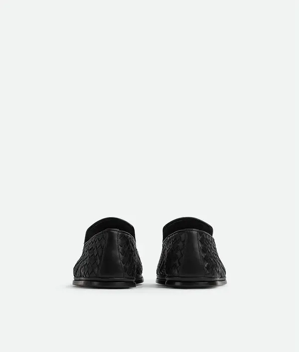 Bottega Veneta Intrecciato Leather Slipper - Black