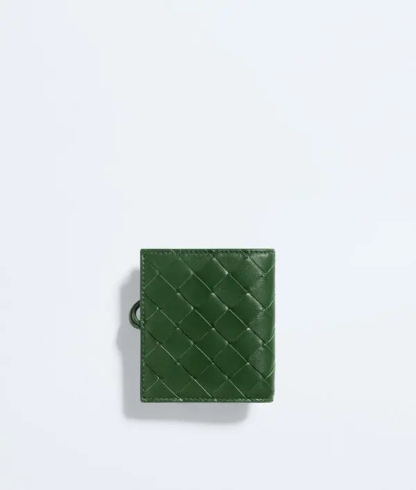 Bottega Veneta Andiamo Flap Card Case - Basil