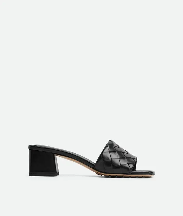 Bottega Veneta Parco Mule Sandals - Black