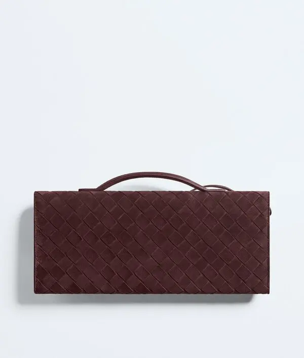 Bottega Veneta Andiamo Clutch - Deep Mahogany