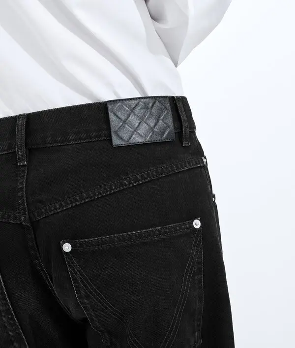 Bottega Veneta Faded Turned-up Jeans