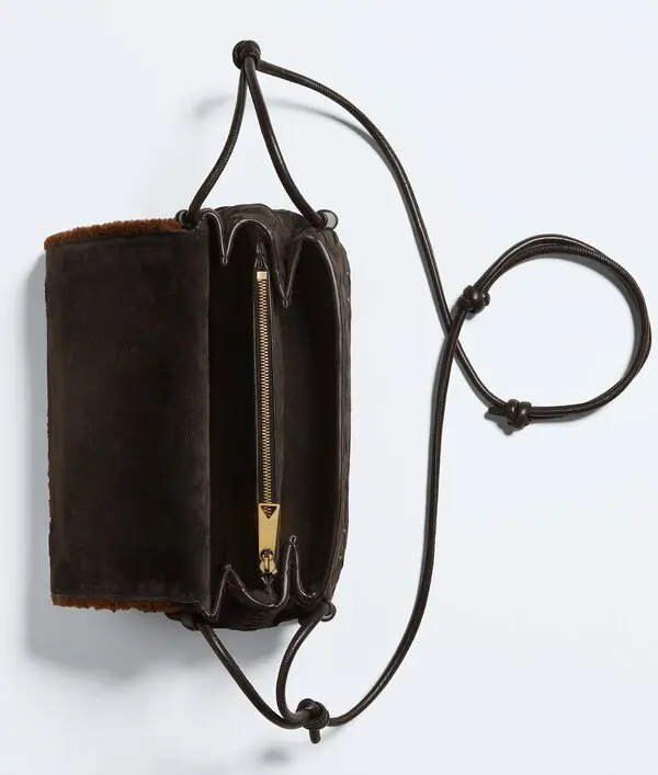 Bottega Veneta Notturno Pouch Bag - Fondant/gingerbread
