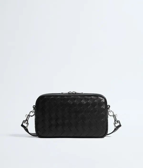 Bottega Veneta Intrecciato Camera Bag - Black