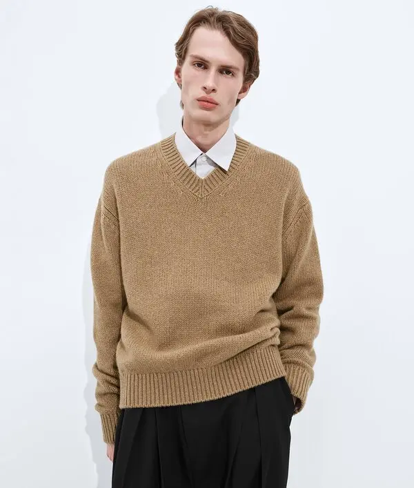 Bottega Veneta Cashmere Sweater - Camel