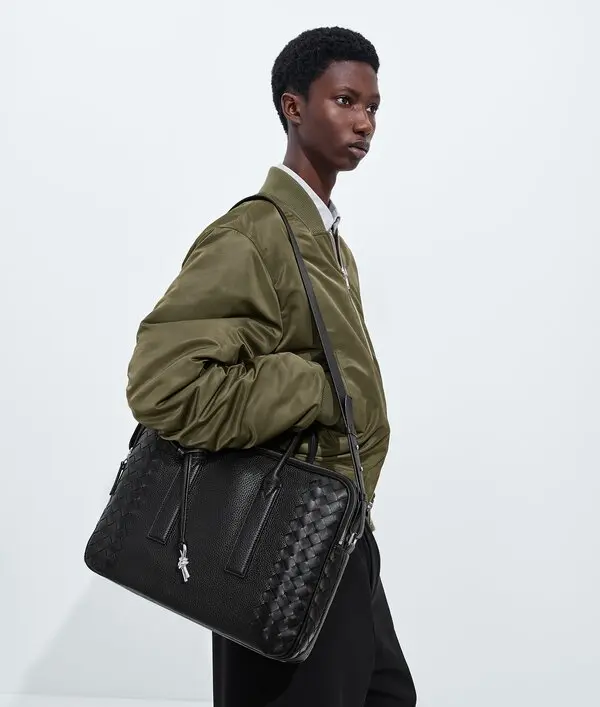 Bottega Veneta Intrecciato Getaway Briefcase