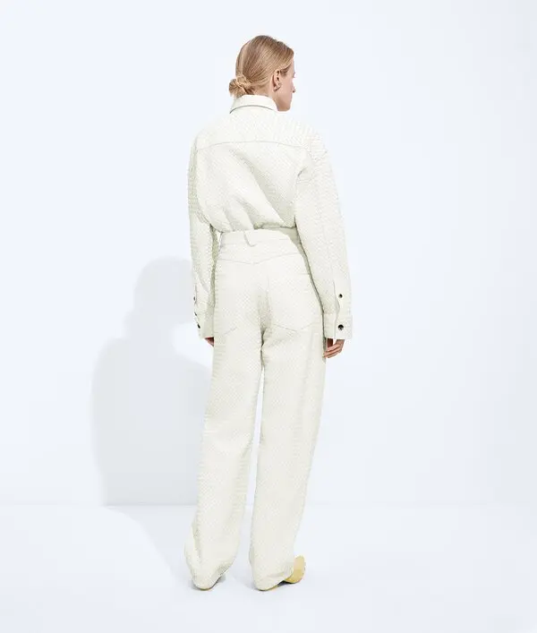 Bottega Veneta Small Intrecciato Leather Trousers