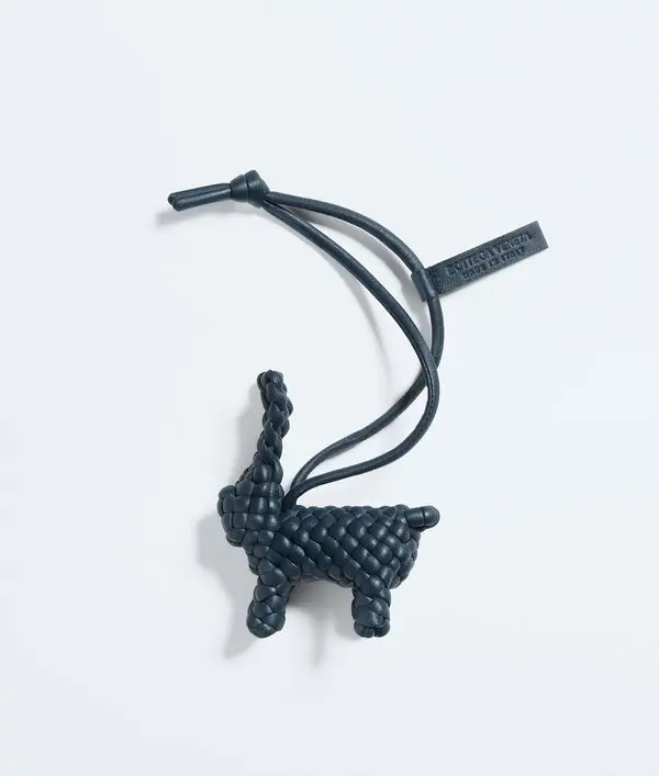 Bottega Veneta Rabbit Charm - Deep Blue