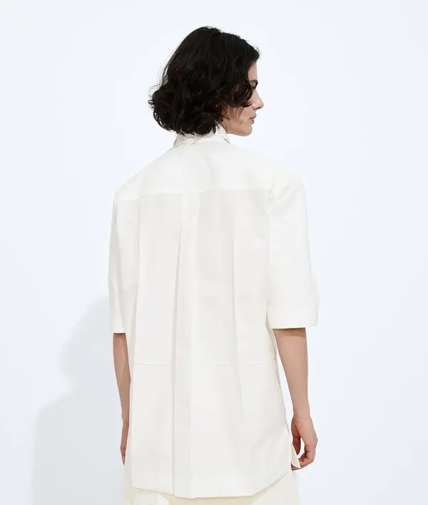 Bottega Veneta Compact Cotton Toile Shirt