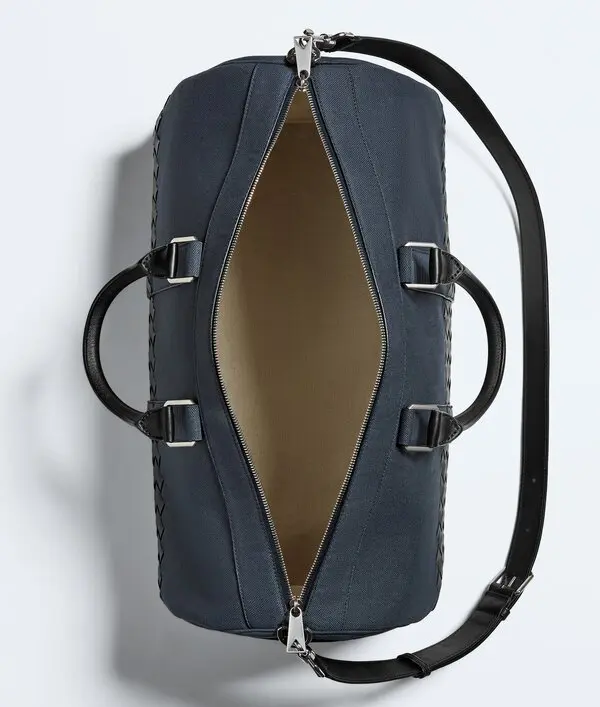 Bottega Veneta Intrecciato Duffle Bag - Midnight/black