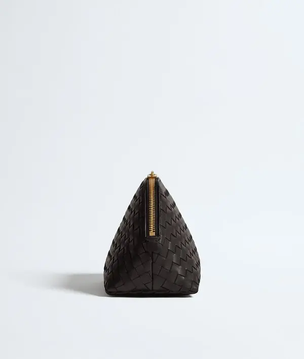 Bottega Veneta Medium Cosmetic Pouch - Espresso
