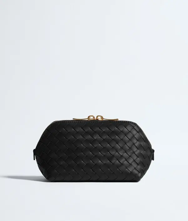 Bottega Veneta Small Cosmetic Pouch - Black
