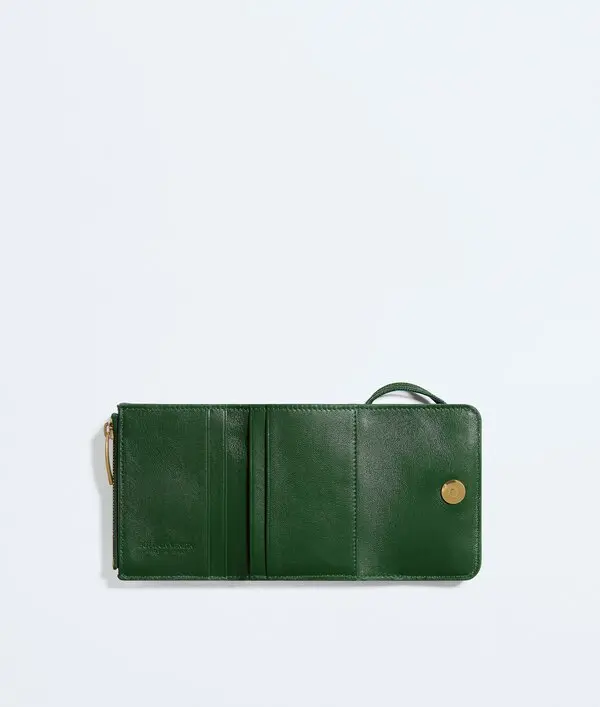 Bottega Veneta Andiamo Tri-fold Wallet - Basil