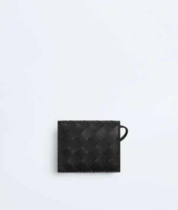 Bottega Veneta Andiamo Tri-fold Wallet - Black