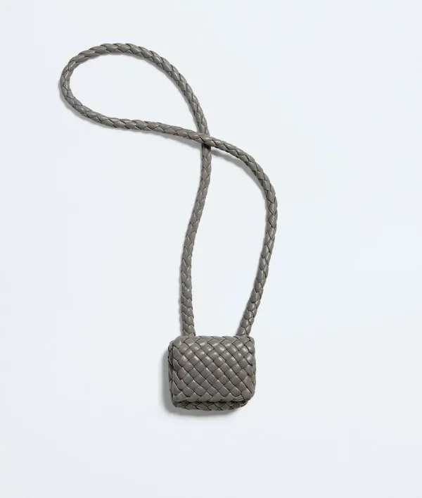 Bottega Veneta Tosca Airpods Case On Strap - Basalt