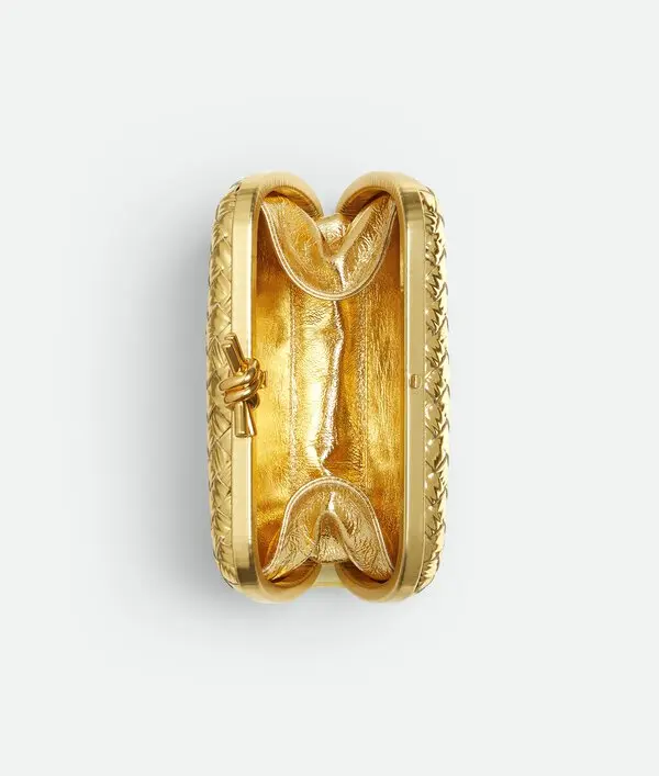 Bottega Veneta Knot Minaudière - Gold