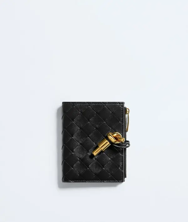 Bottega Veneta Andiamo Small Bi-fold Wallet - Black