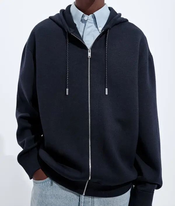 Bottega Veneta Double Wool Hoodie
