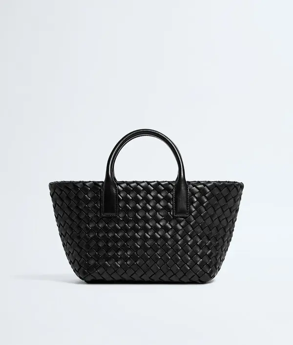 Bottega Veneta Mini Cabat - Black