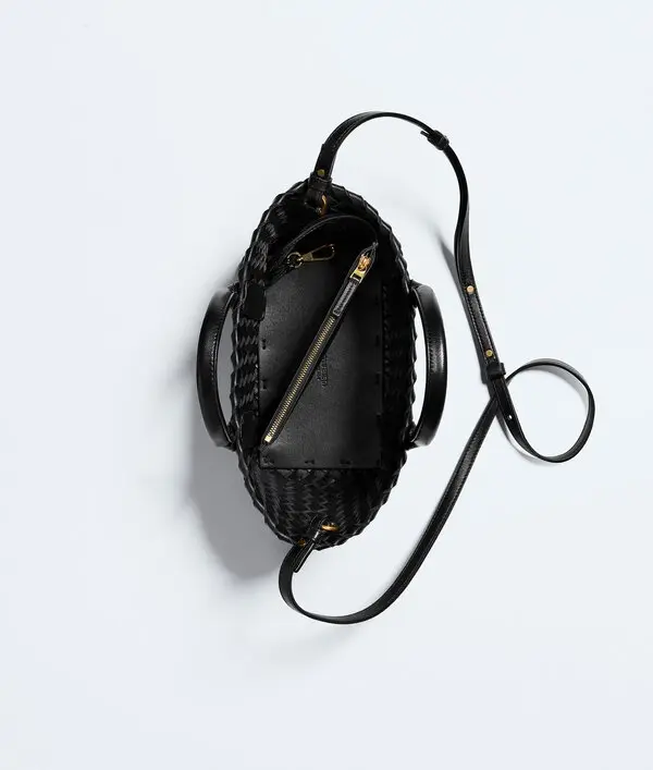 Bottega Veneta Mini Cabat - Black