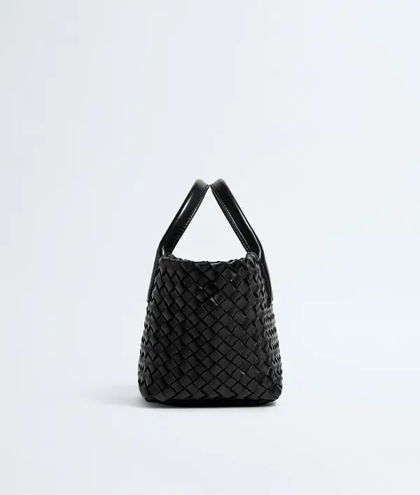 Bottega Veneta Mini Cabat - Black