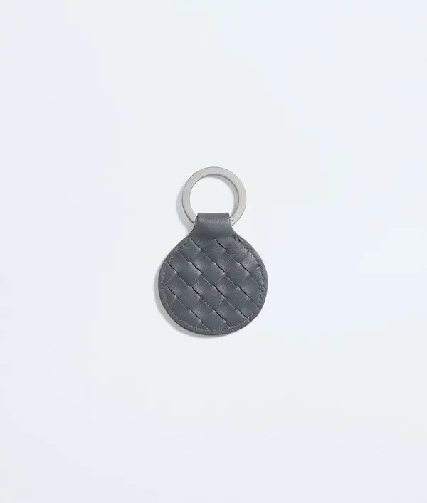 Bottega Veneta Intrecciato Piccolo Round Key Ring