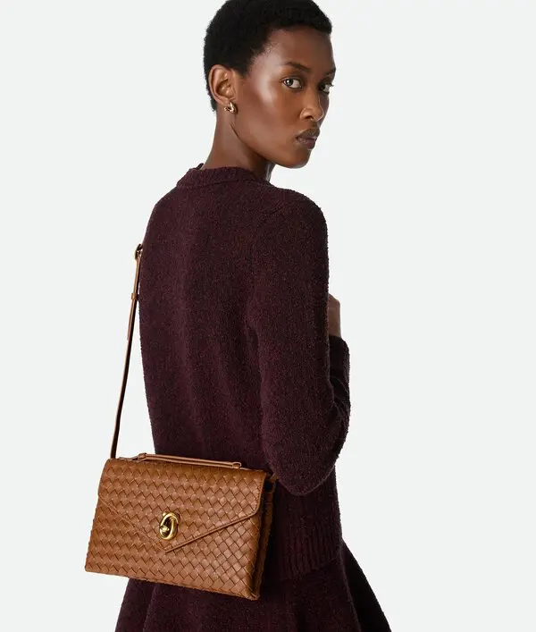 Bottega Veneta Knot Lock - Amber