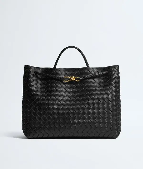 Bottega Veneta Large Andiamo Bag - Black