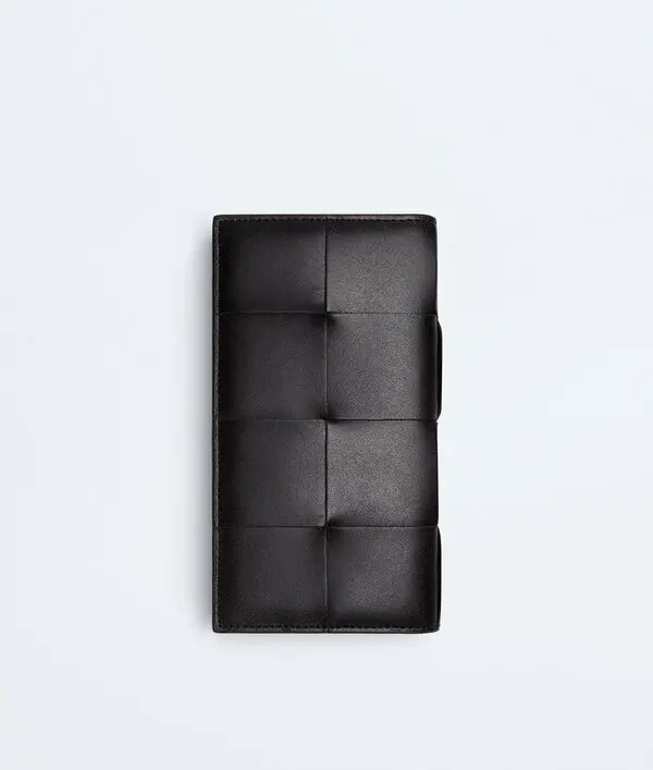 Bottega Veneta Long Cassette Wallet - Black