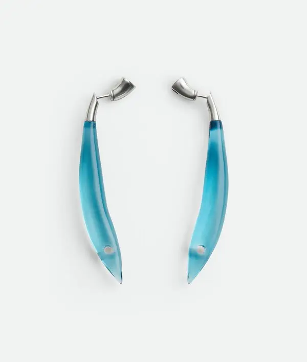 Bottega Veneta Sardine Earrings - Ice