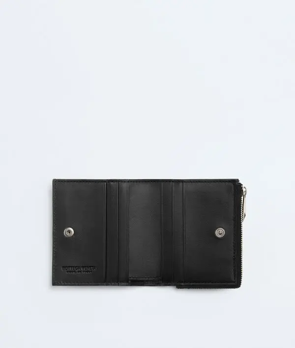 Bottega Veneta Intrecciato Bi-fold Wallet With Zip