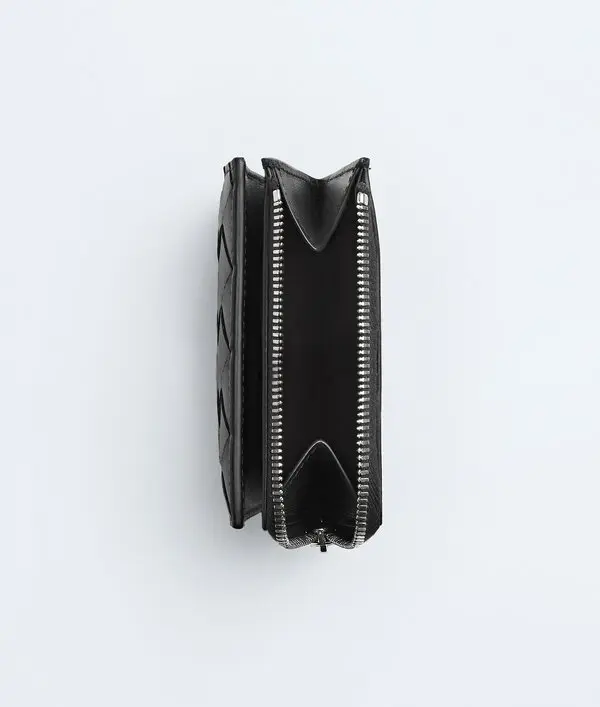 Bottega Veneta Intrecciato Bi-fold Wallet With Zip