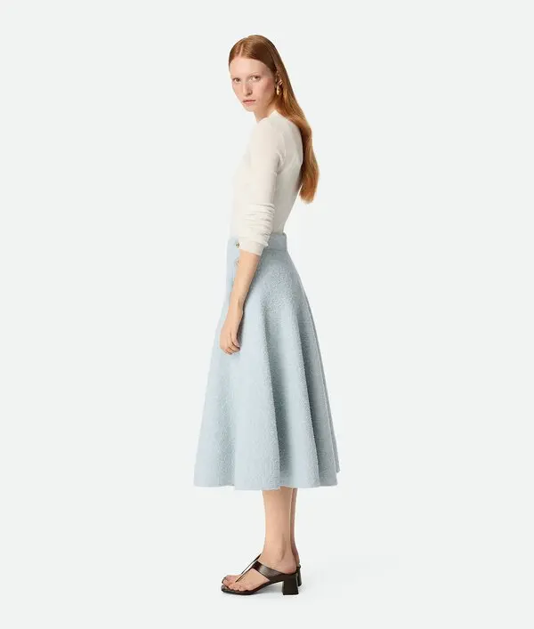 Bottega Veneta Wool Boucle Skirt - Bubble
