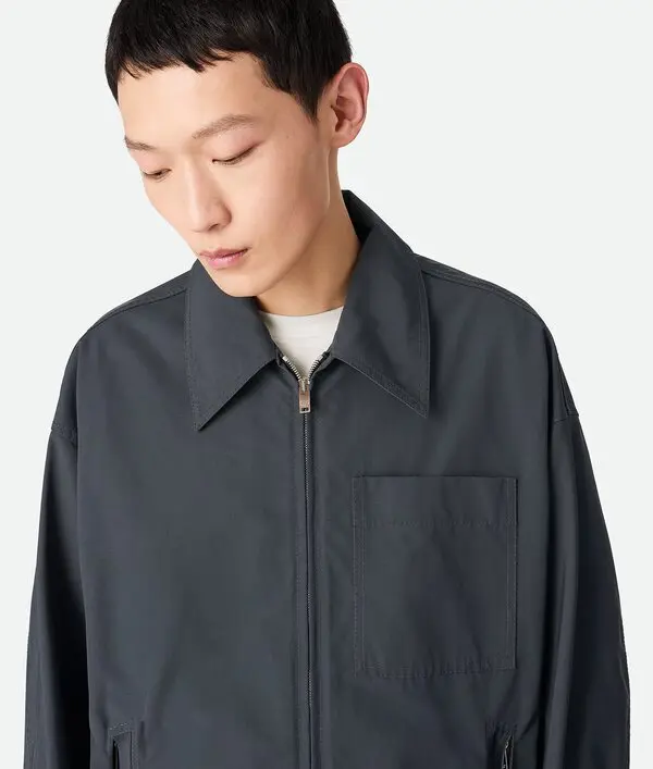 Bottega Veneta Resinated Cotton Blouson