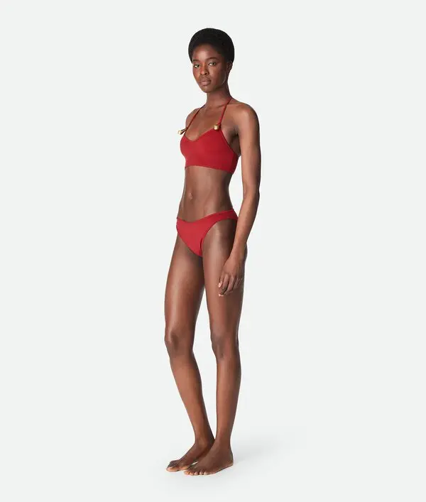 Bottega Veneta Stretch Nylon Bikini - Lava