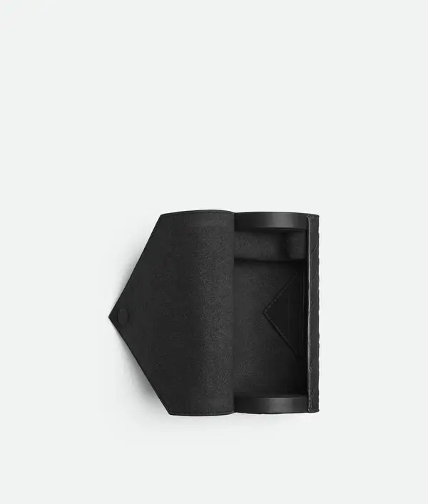 Bottega Veneta Intrecciato Perfume Case - Black
