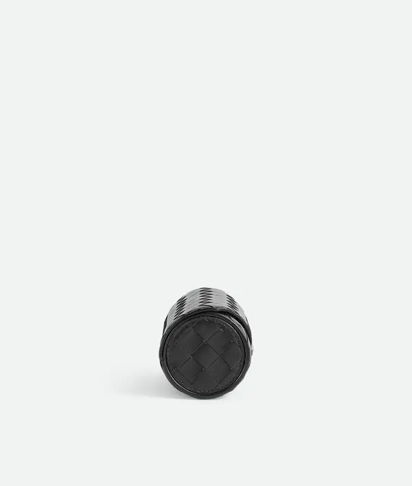 Bottega Veneta Intrecciato Perfume Case - Black
