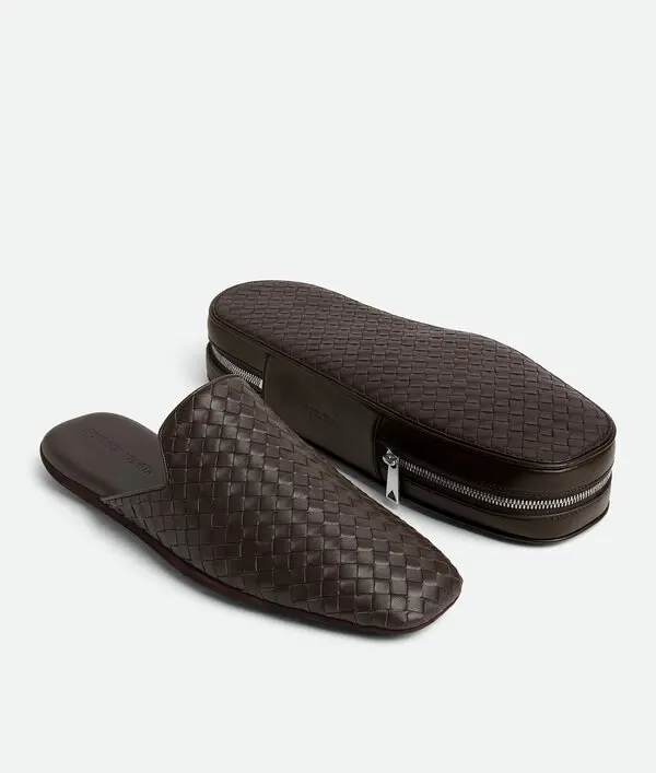 Bottega Veneta Palazzo Slipper With Travel Case
