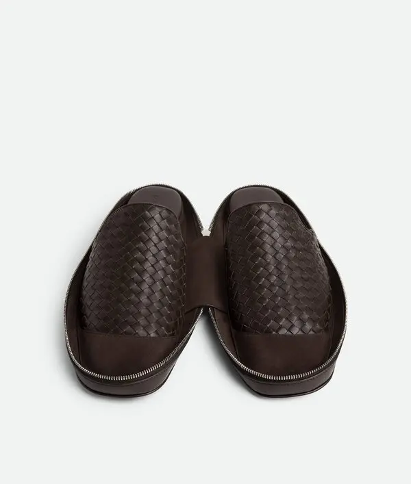 Bottega Veneta Palazzo Slipper With Travel Case