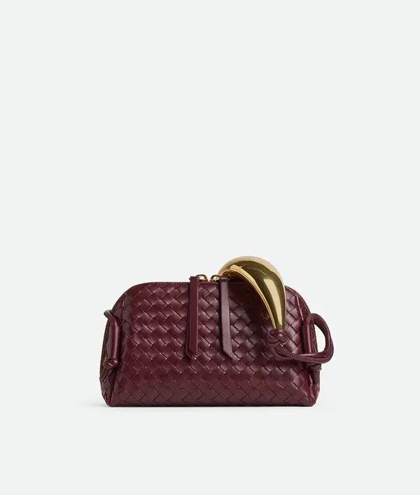 Bottega Veneta Concert Pouch Handle - Barolo