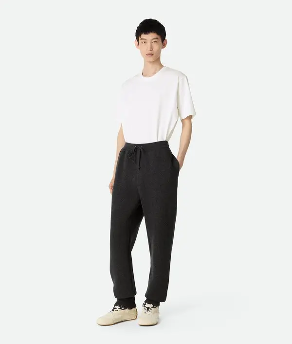 Bottega Veneta Cashmere Jogger Trousers - Anthracite