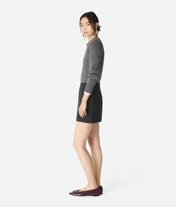 Bottega Veneta Lightweight Cotton Mini Skirt
