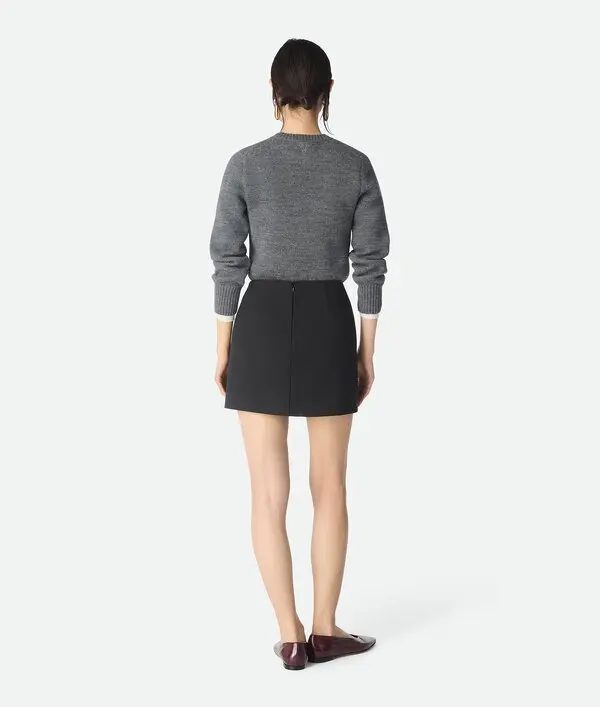 Bottega Veneta Lightweight Cotton Mini Skirt