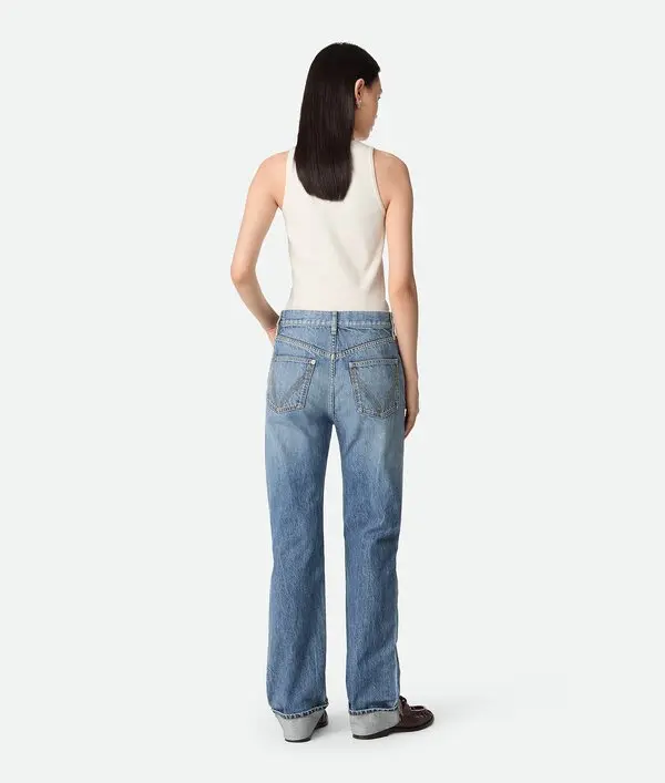 Bottega Veneta Vintage Indigo Straight Jeans