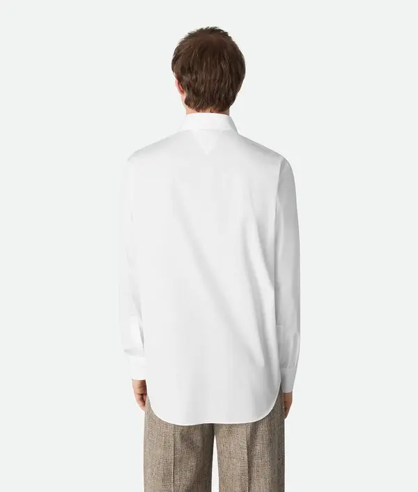 Bottega Veneta Poplin Plastron Shirt